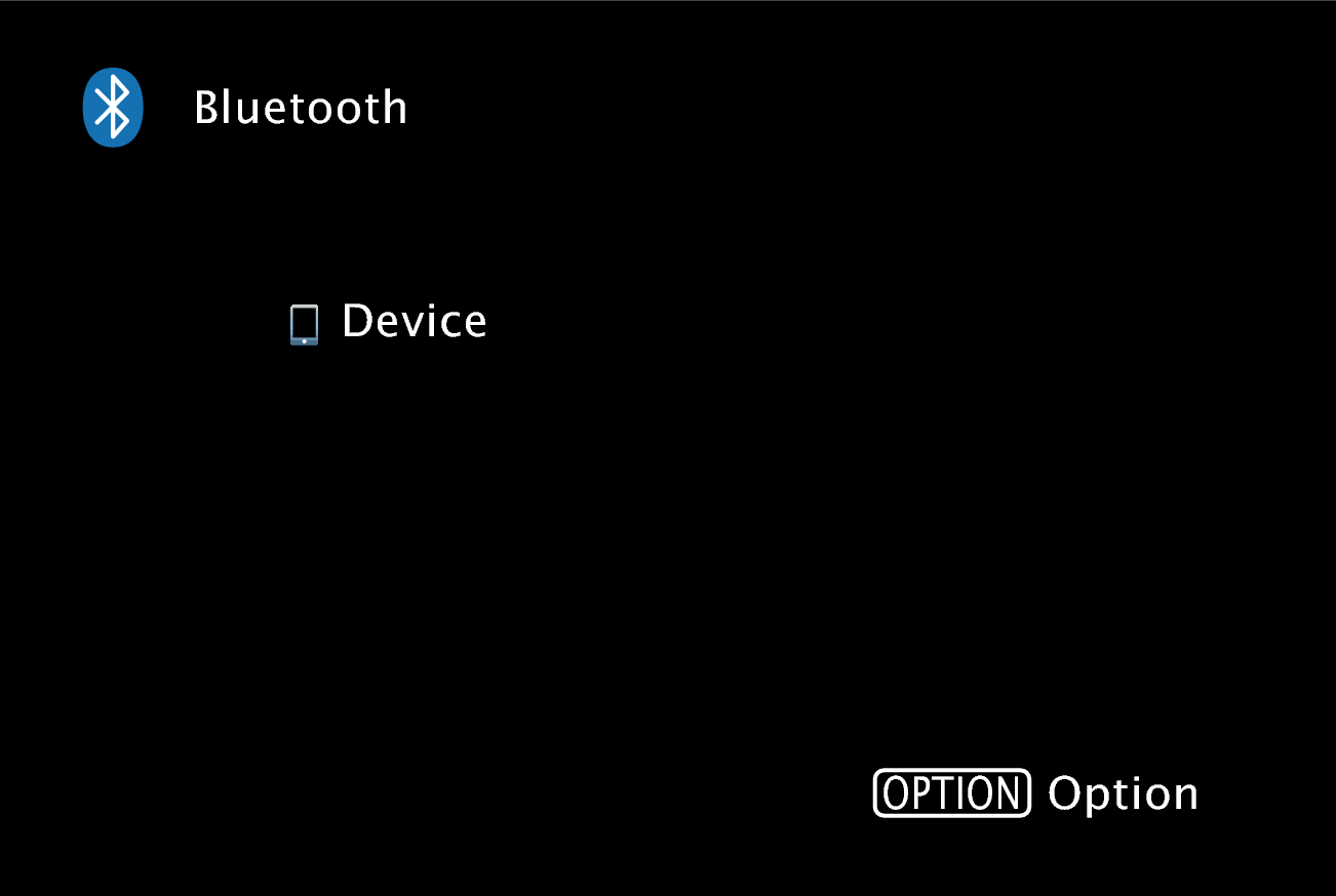 Parowanie z urządzeniem Bluetooth AVR-X520BT