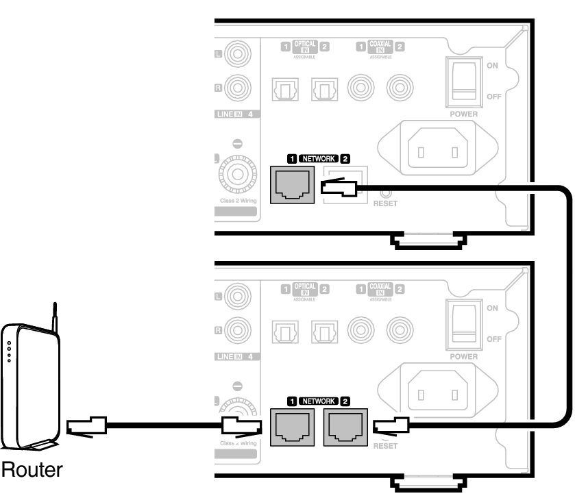 Connecting to network HEOS Drive HS2